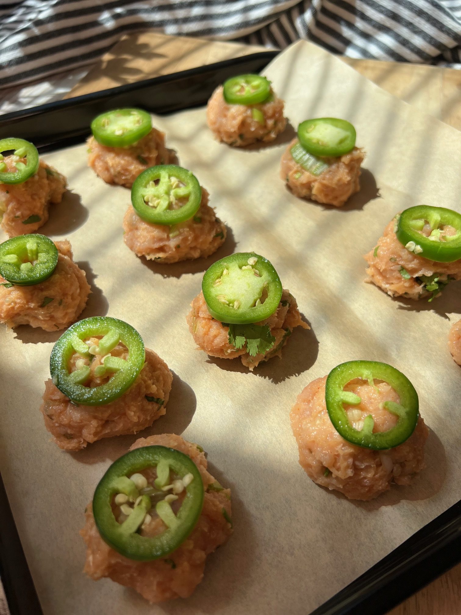 Firecracker Turkey Meatballs + Cucumber Salad - stokedathome.com